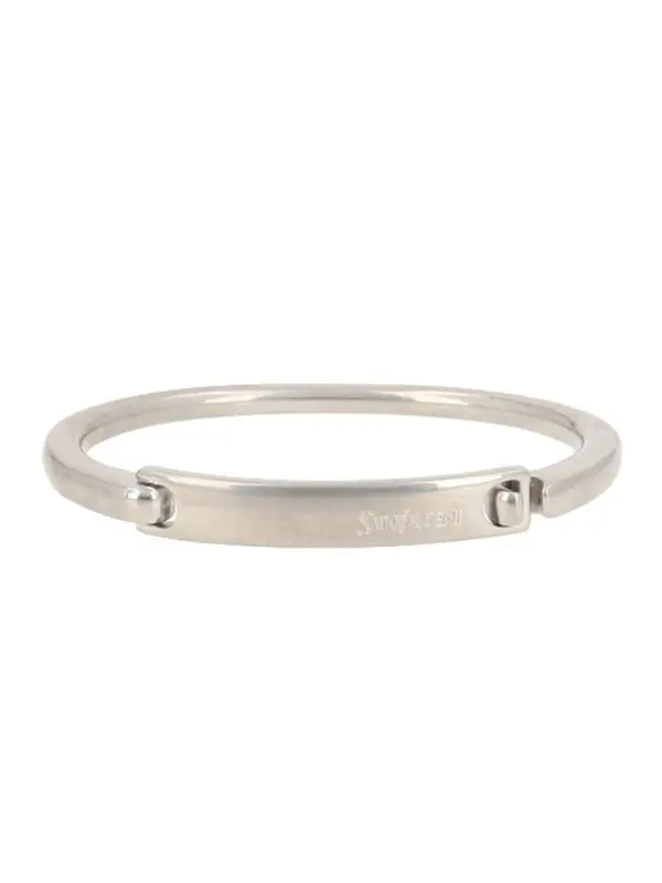 Saint Laurent Bracciale Con Logo