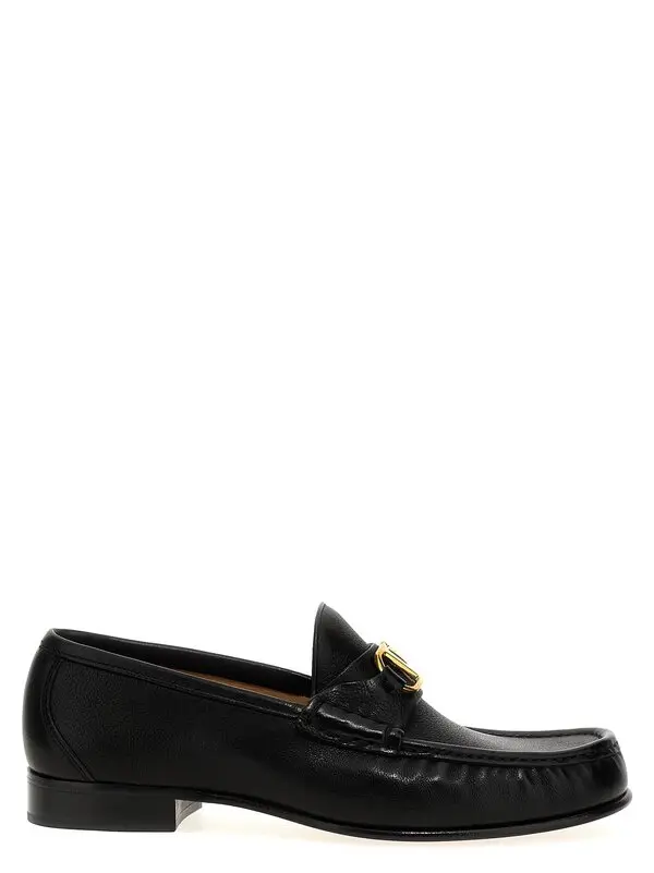 Valentino Garavani Vlogo Signature' Loafers - Black