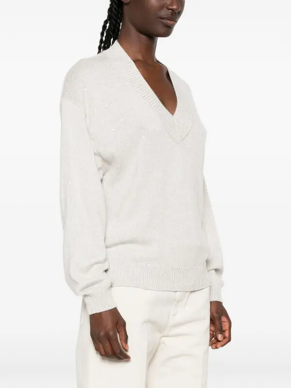 Brunello Cucinelli Cashmere And Silk Blend Sweater