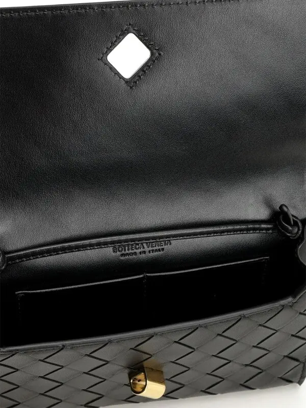 Bottega Veneta Andiamo Clutch Bag - Black