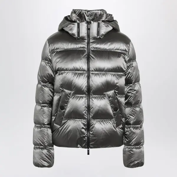Moncler Sensation Short Down Jacket - Silver