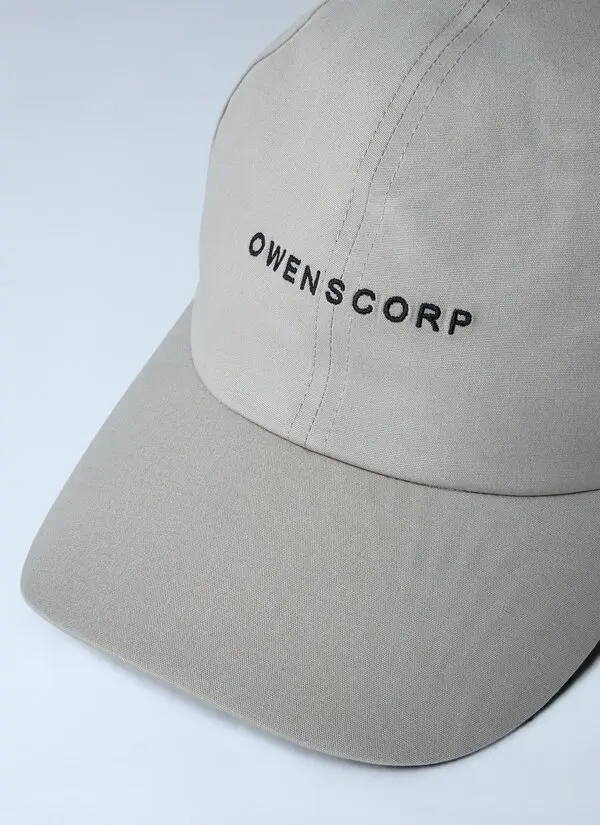Rick Owens Logo Motif Baseball Cap - White