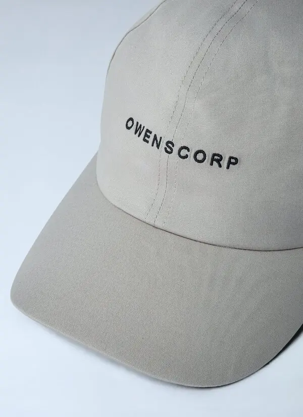 Rick Owens Logo Motif Baseball Cap - White