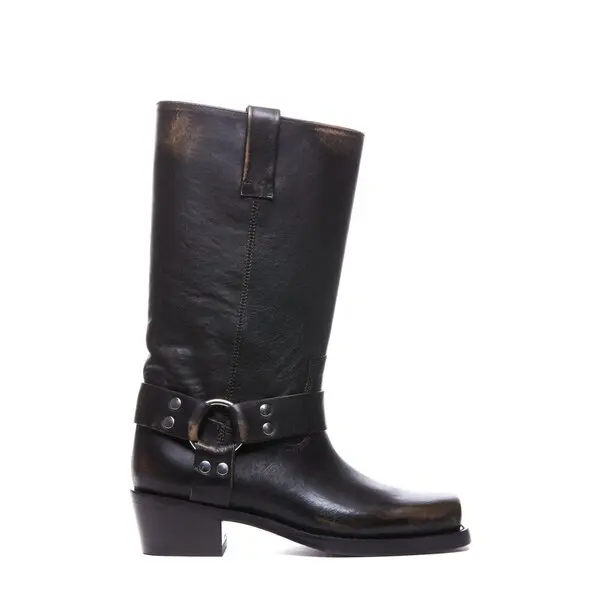 Paris Texas Roxy Leather Boots