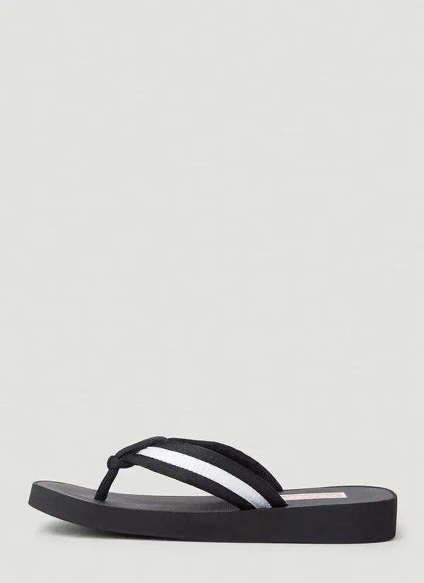 Kenzo Logo Patch Flip Flops