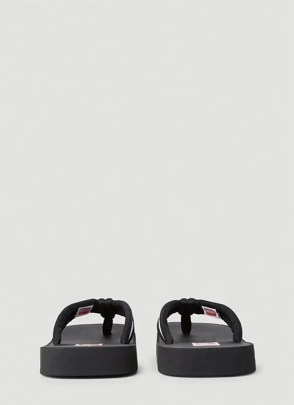 Kenzo Logo Patch Flip Flops