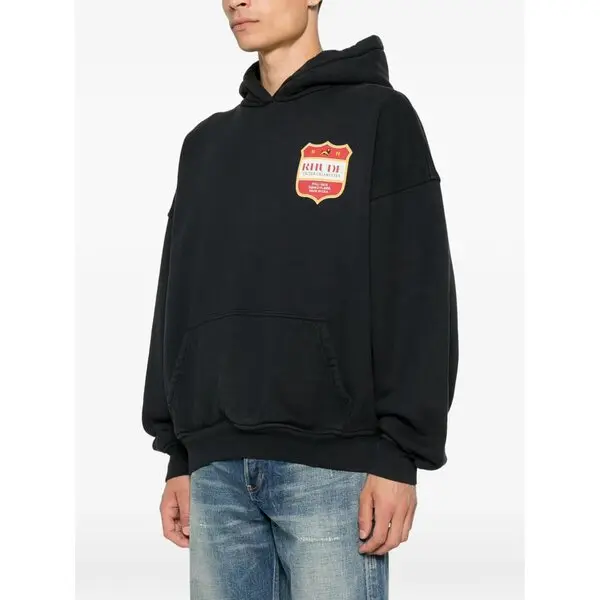 Rhude Hooded Sweatshirt - Black