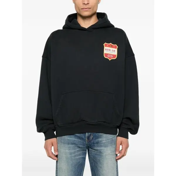 Rhude Hooded Sweatshirt - Black