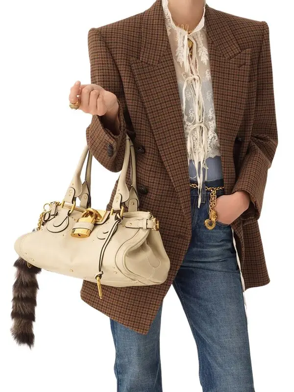 Chloé Paddington Bag In Grenade Leather