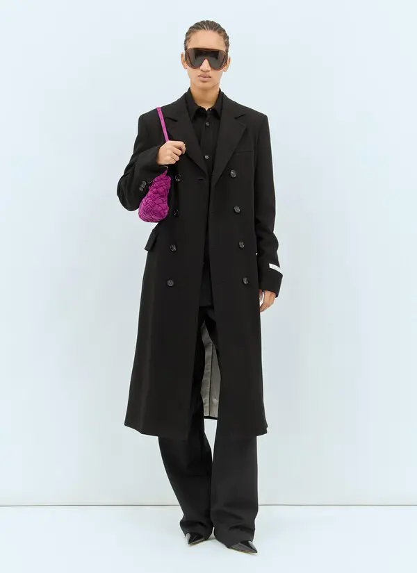 Bottega Veneta Matt Fluid Viscose Jersey Coat