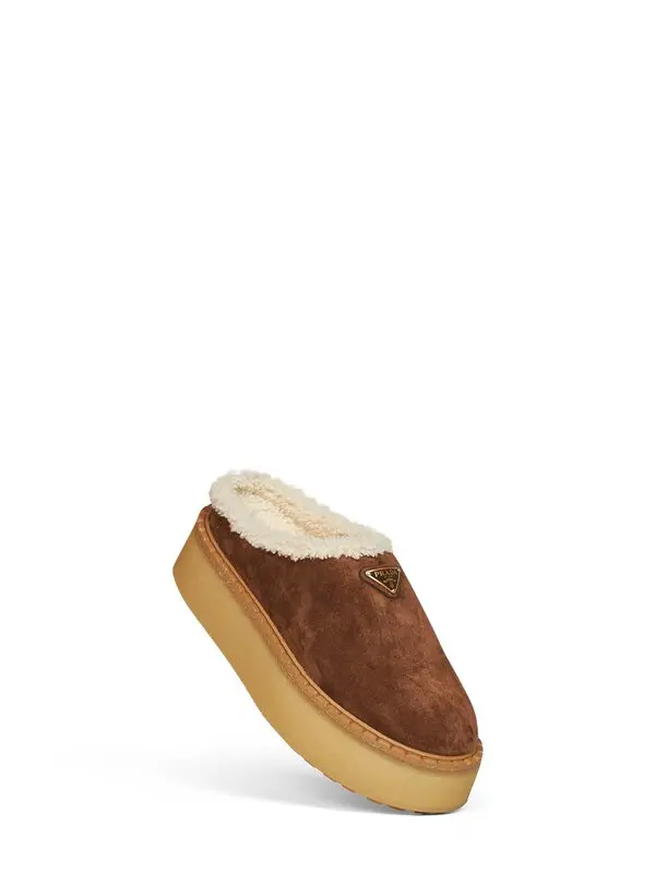 Prada Suede Slip-on Slippers - Multicolor