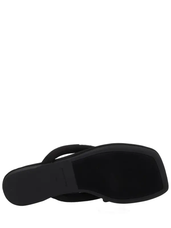 Alexander Wang Jenna Tubular Thong Sandals - Black