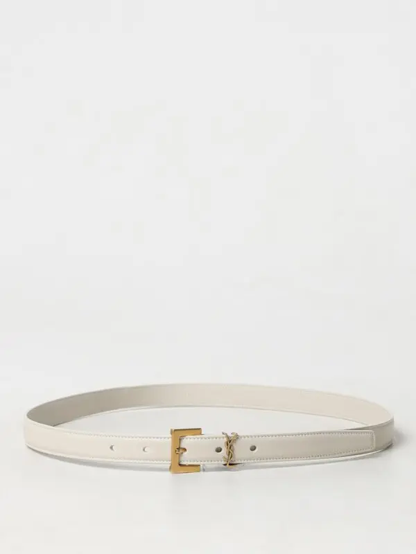 Saint Laurent Cassandre Leather Belt