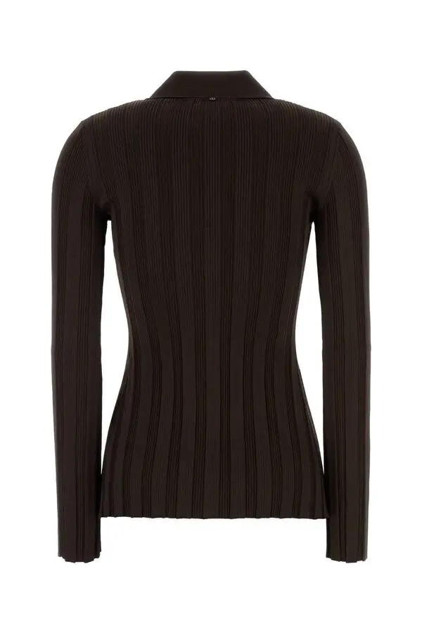 Sportmax Stretch Viscose Blend Albio Cardigan - Brown