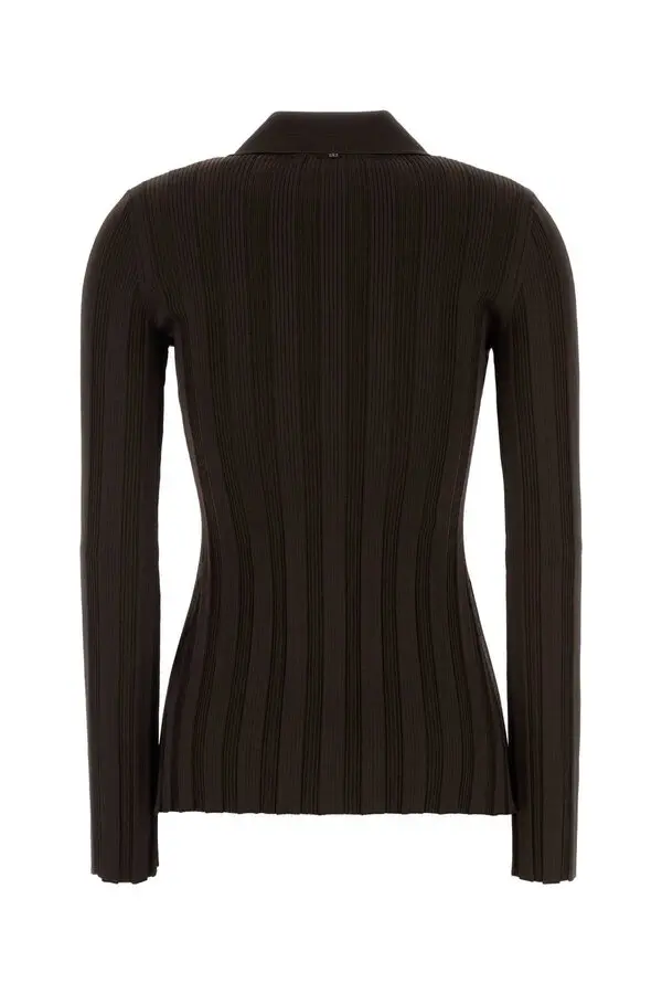 Sportmax Stretch Viscose Blend Albio Cardigan - Brown