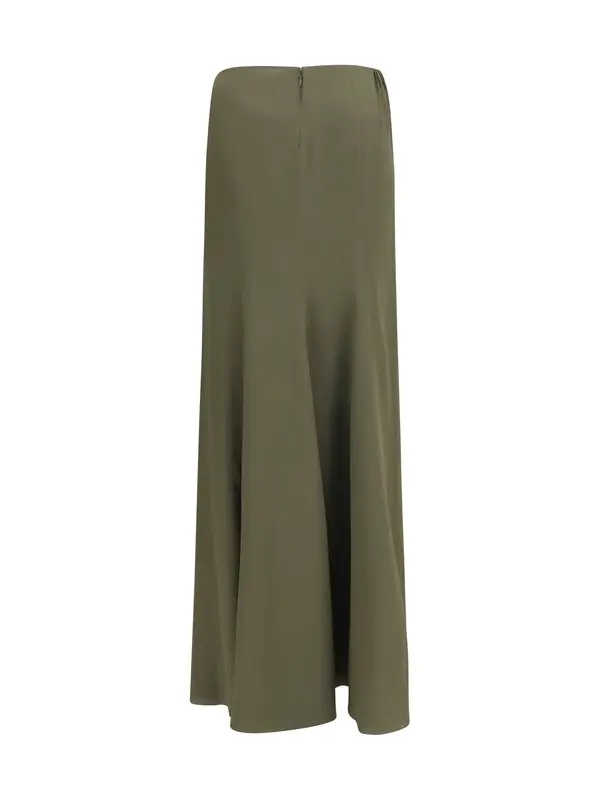 Alexander McQueen Draped Long Skirt