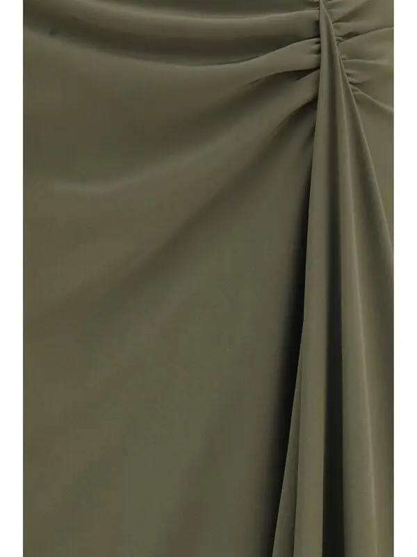 Alexander McQueen Draped Long Skirt