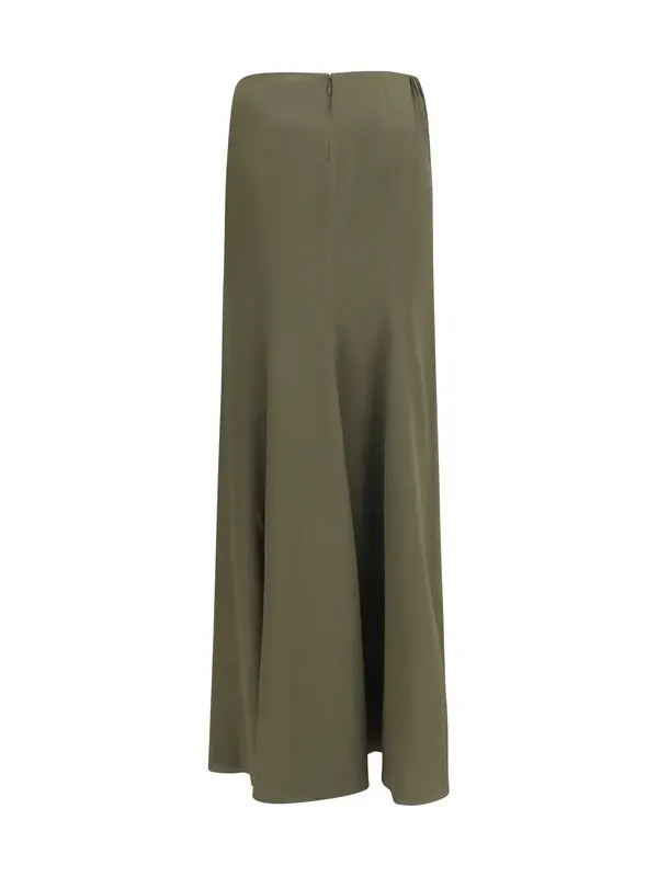 Alexander McQueen Draped Long Skirt