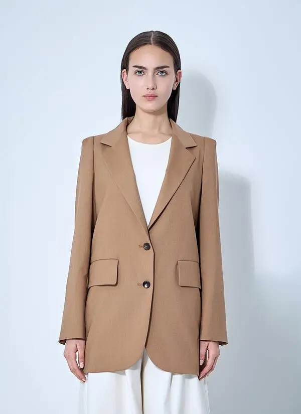 Max Mara Single-breasted Blazer - Cream