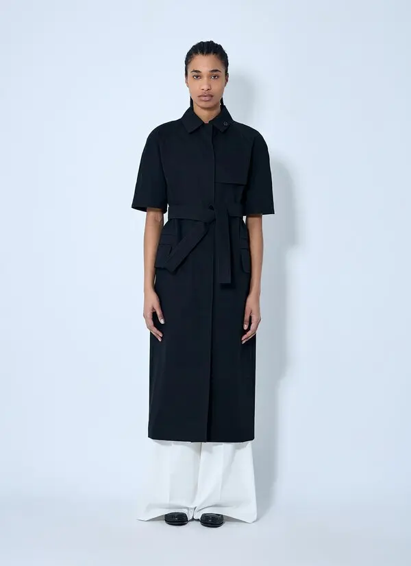 Max Mara Heavy-duty Trench Coat - Black