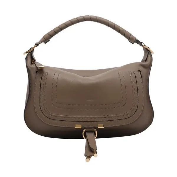 Chloé Small Marcie Shoulder Bag - Brown