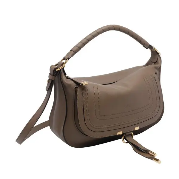 Chloé Small Marcie Shoulder Bag - Brown