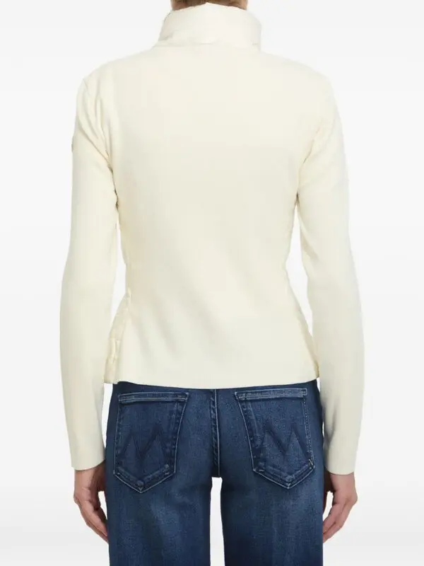 Moncler Wool And Nylon Padded Cardigan