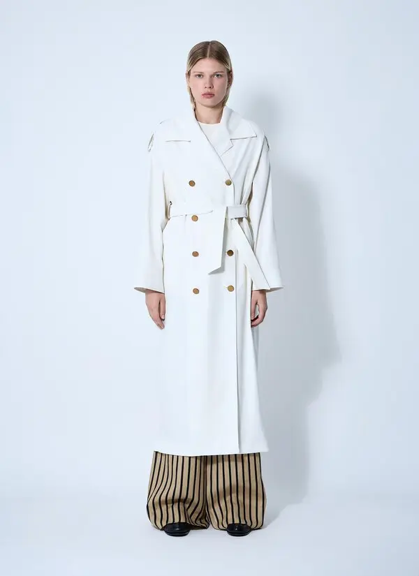 Max Mara Trench Coat - White