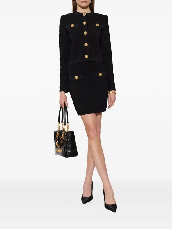 Balmain Quilted Mini Skirt - Multicolor
