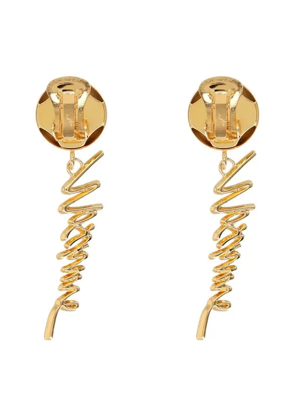 Moschino Earrings - Gold