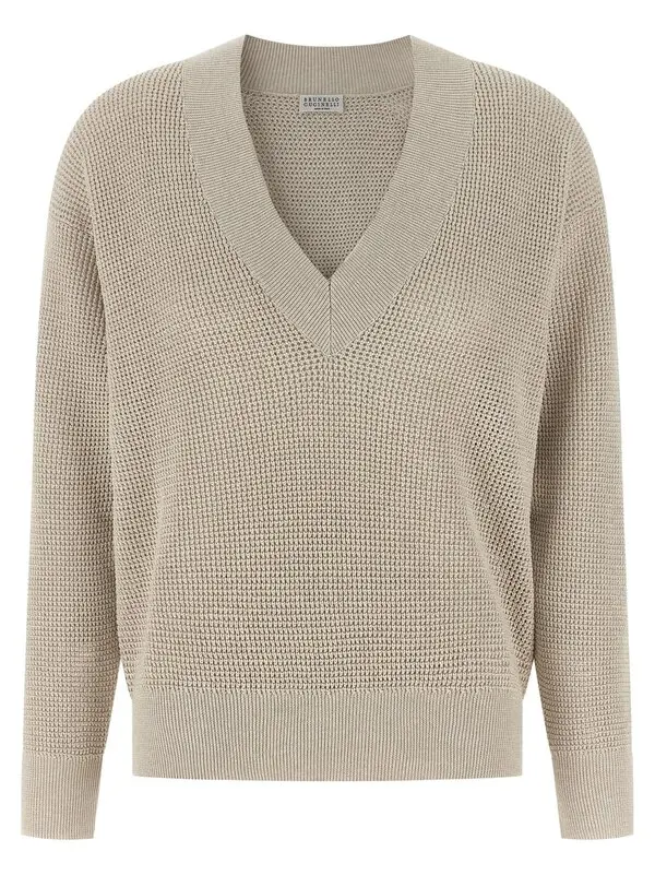 Brunello Cucinelli Openwork Sweater