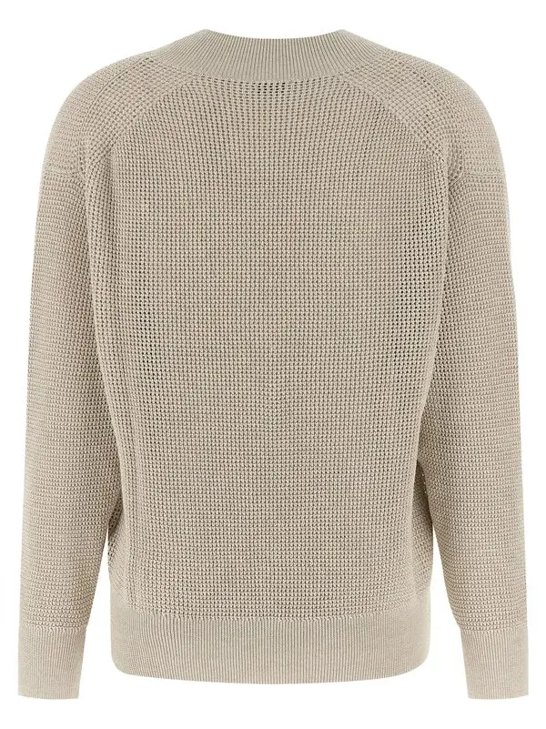 Brunello Cucinelli Metallic Pullover - Cream