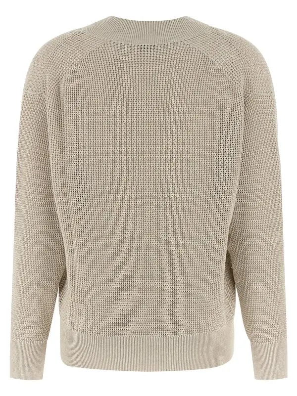 Brunello Cucinelli Metallic Pullover - Cream