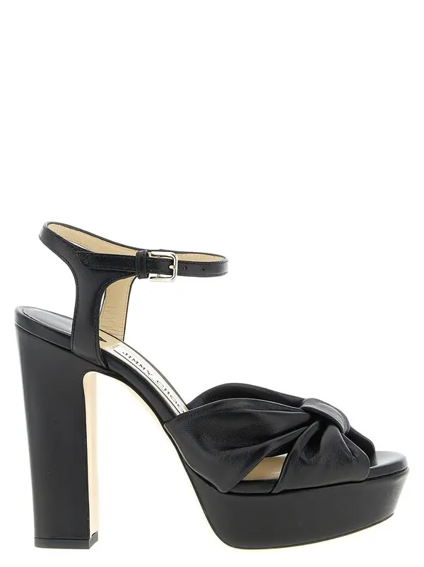 JIMMY CHOO Heloise' Sandals - Black