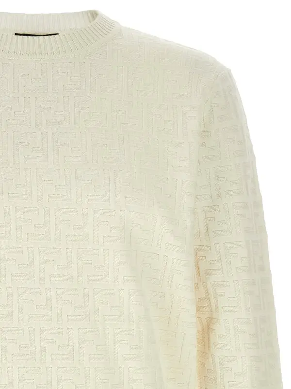 Fendi Zucca' Sweater - White