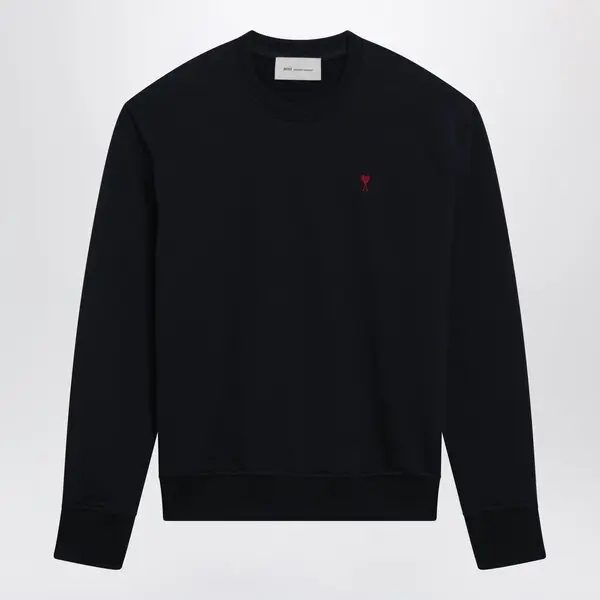 AMI Paris De Coeur Midnight Sweatshirt - Blue