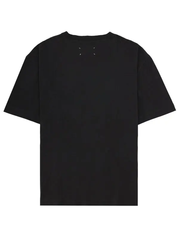 MAISON MARGIELA T-shirt Con Stampa - Black