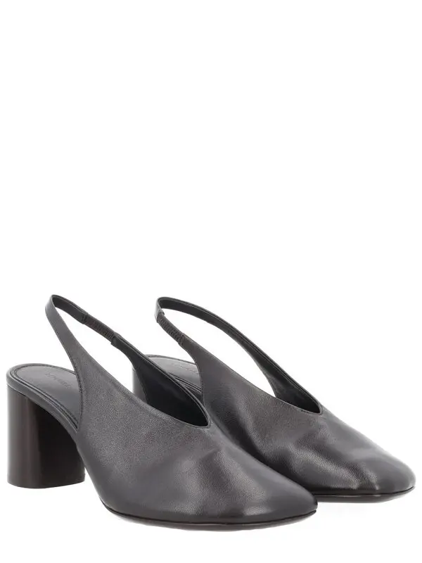 LEMAIRE Lamb Leather Slingback Glove - Brown
