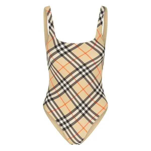 Burberry Neutrals Beachwear One-pieces
