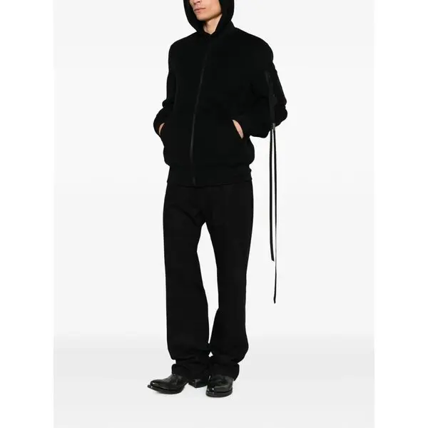 ANN DEMEULEMEESTER Textured Wool-blend Bomber Jacket