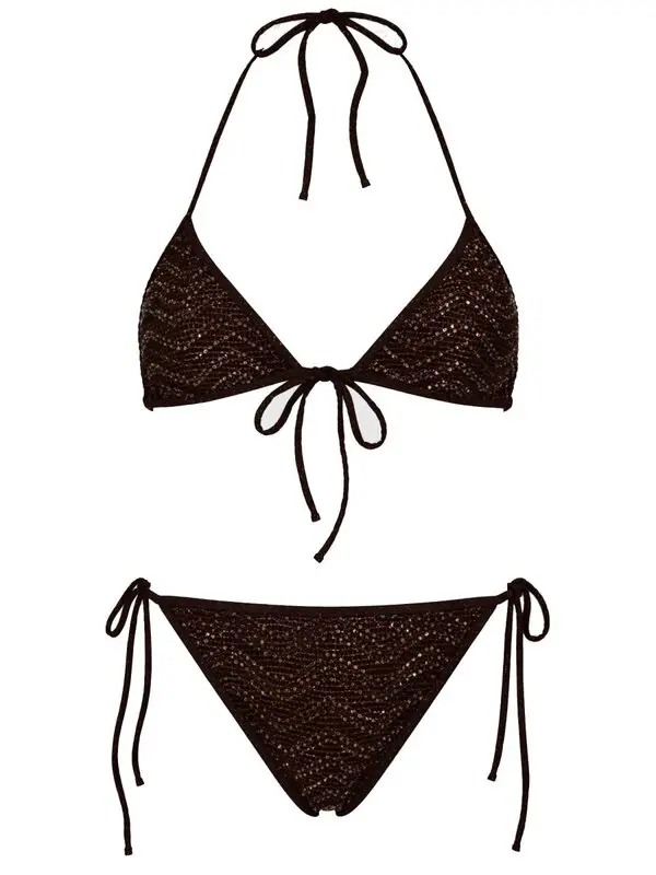 Missoni Costume Bikini Con Paillettes