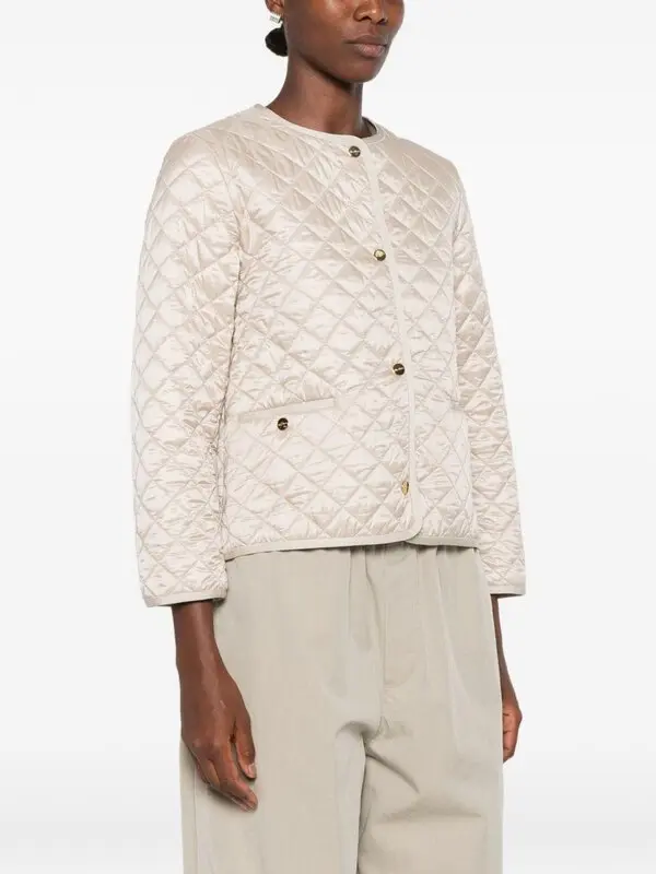 Max Mara Quilted Blouson Jacket - Multicolor