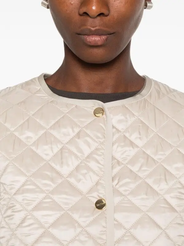 Max Mara Quilted Blouson Jacket - Multicolor