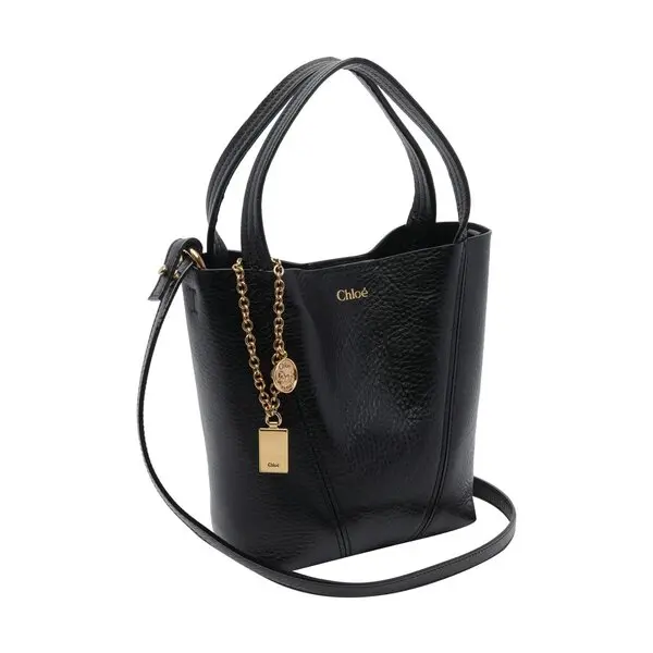 Chloé Small Spin Tote Bag - Black