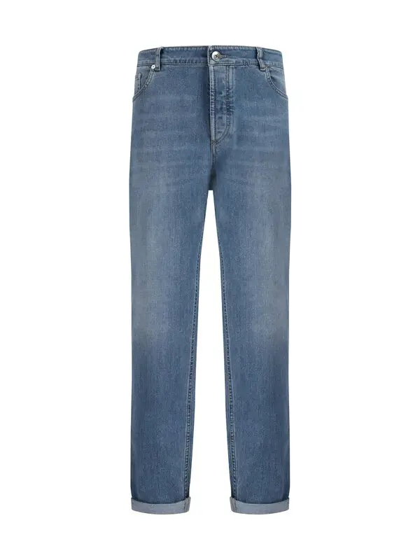 Brunello Cucinelli Straight Jeans - Blue
