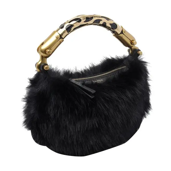 Balmain Mini Ebene Handbag