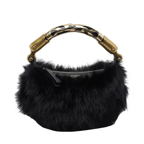 Balmain Mini Ebene Handbag