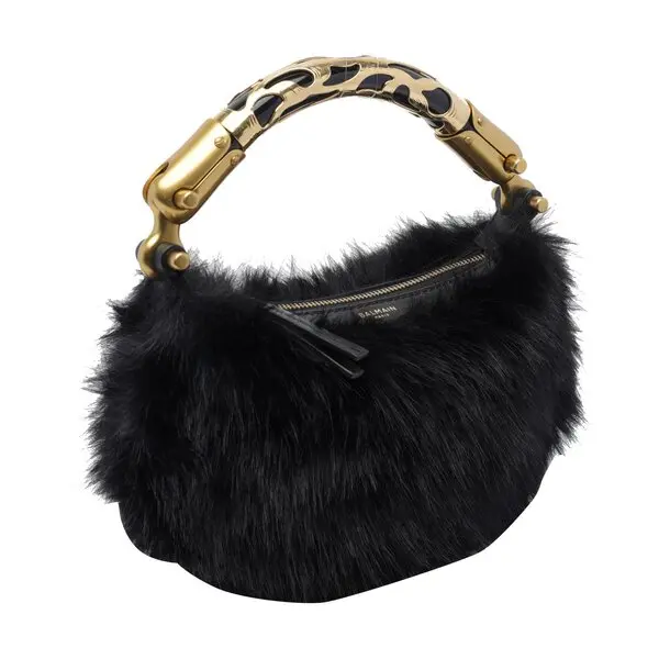 Balmain Mini Ebene Handbag