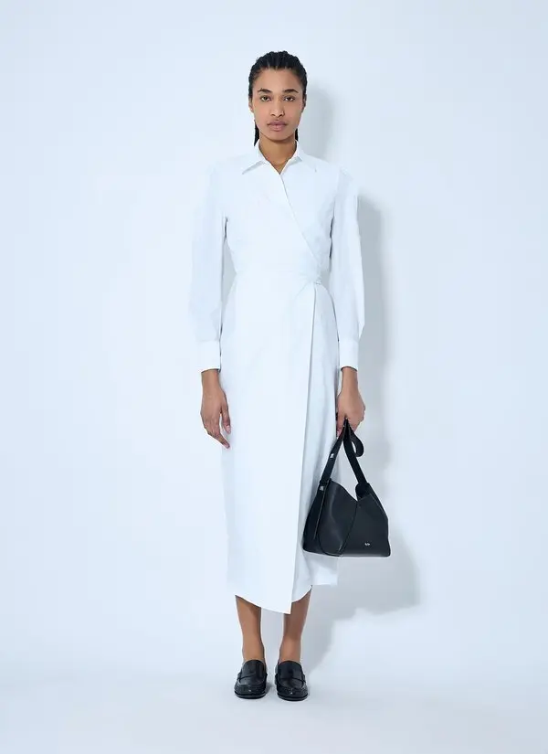 Max Mara Poplin Shirt Dress - White