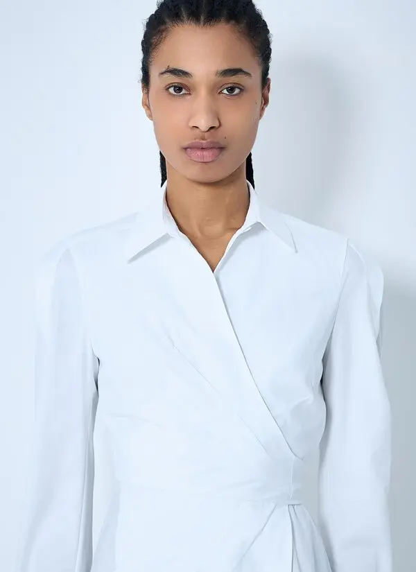 Max Mara Poplin Shirt Dress - White
